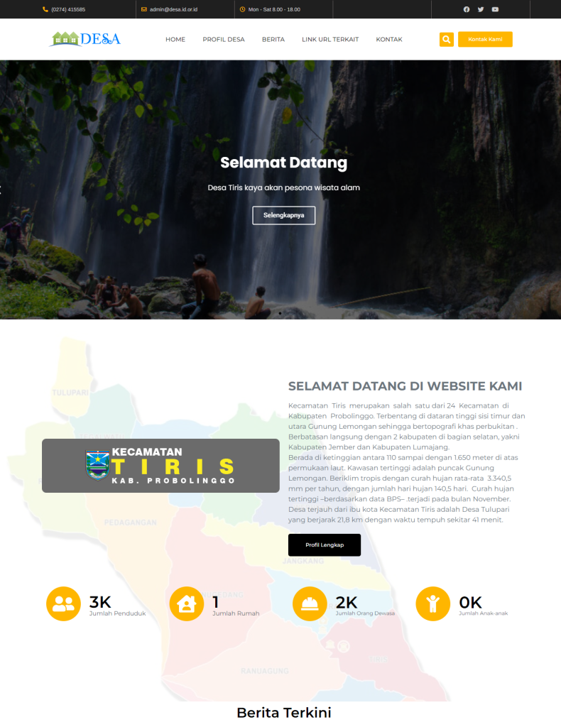 Template Page - Template Onlenkan